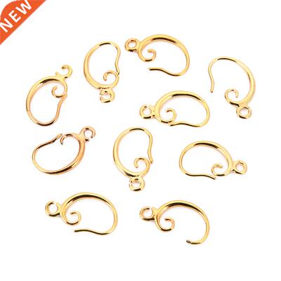 *Sauvoo 30pcs/lot Copper Ear Wre Earrng Gold Slver Antqu