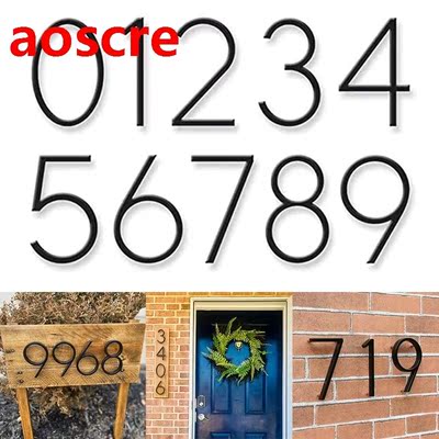 Metals Floating Home Address Number Zinc Alloy Home/business