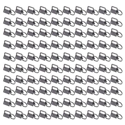 100 PCS Wristlet Hardware, 1 Inch Key Fob Hardware for Keych