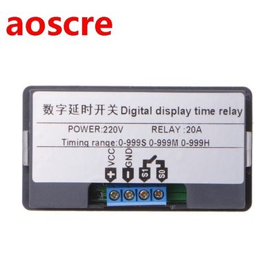 Timer Delay Relay Module Dual Digital LED Display Time Switc