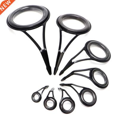 8 Size Fishing Rod Guide Tip Top Ring Circle Pole Repair Kit