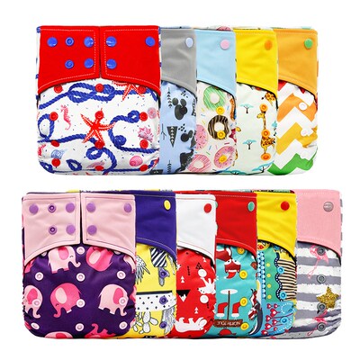 2020 New Washable Baby Cloth Diaper Adjustable Nappy