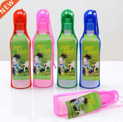 500MLDog Water Bottle Folding Drinker Plastic Portable Water