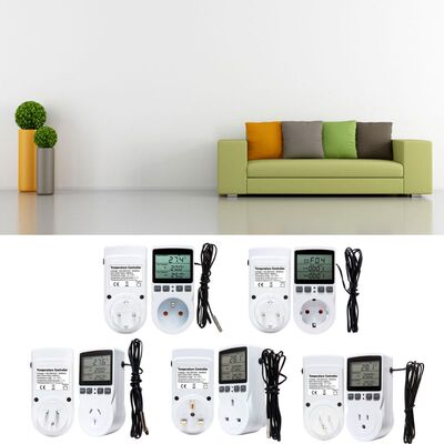 Digital Temperature Controller Socket 110V Wireless Thermost