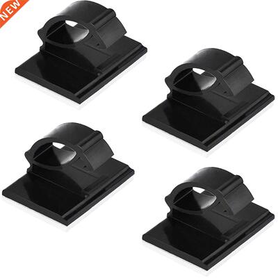 10PCS Self Adhesive Cable Clamp Plastic Rectangular Cable Cl