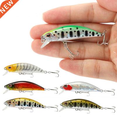 mini Sinking Minnow Wobblers Fishing Lures 5.5cm 5g Trout Ar