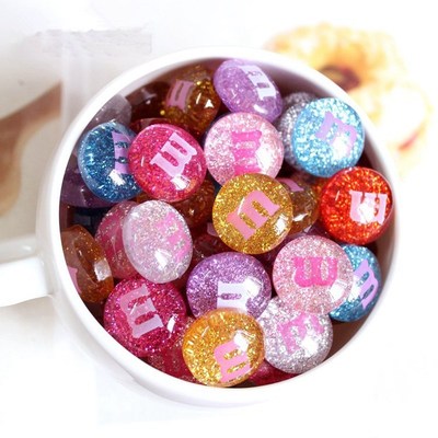 10Pcs Mini M Bean Addition Slime Filler for Slime DIY Polyme