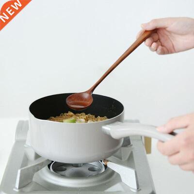 Wooden Spoons Wood Soup Spoons Tablespoons for Mixing and Co