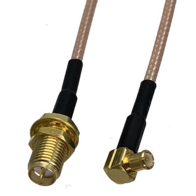 RG316 Cable RP SMA Female Bulkhead to MCX Male Plug Rig An