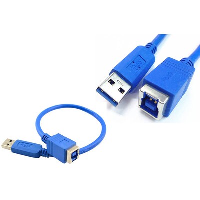 30CM USB 3.0  A Male  to  B Female cable