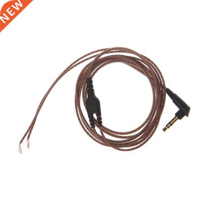 3.5mm OFC Core 3-Pole Jack Headphone Audio Cable DIY Earphon