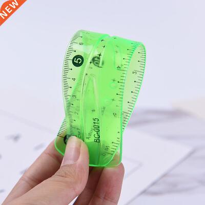 1pcs Soft Ruler Double Scale Infinite Bending 15 Cm Students