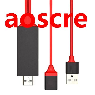 HDMI Mirroring AV Cable Phone to TV HDTV Adapter for iPhone