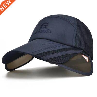 Unsex Outsde Sun Hat Fashon Retractable Shade Sunscreen C