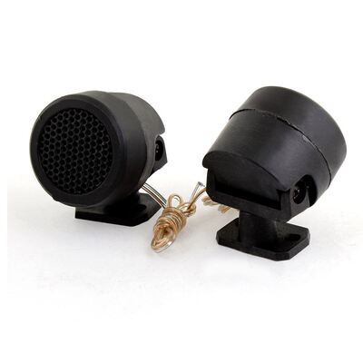 2 Pcs Pre-wired Dome Audio System Tweeter Speakers 500W for