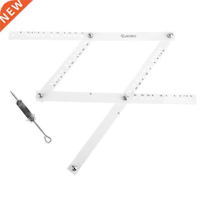 34cm Scale Drawing Ruler Pantograph Folding Ruler Reducer En