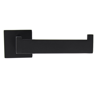 Matt Black Bathroom Bath Hardware Sets Toilet Paper Holder &