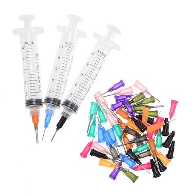 3pcs 10CC Dispensing Syringe SMT SMD PCB Solder Paste Adhesi