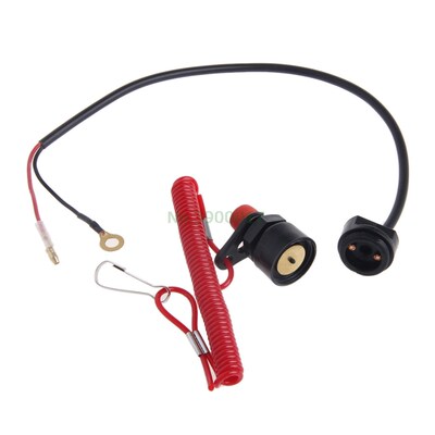 Safety Tether Lanyard Motorcycle Boat Outboard Motor Kill St