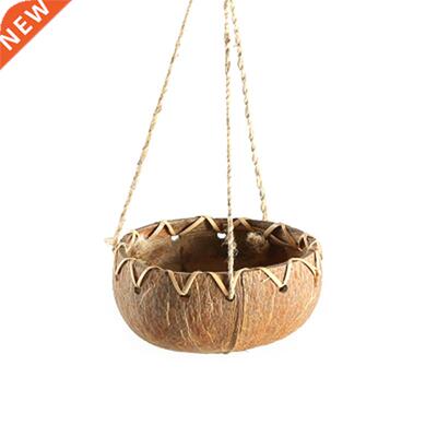 Coconut Shell Succulent Planter Pot Bonsai Flowerpot Planter
