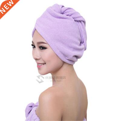 Hot Microfibre Hair Drying Towel Wrap Quick Dry Turban Head