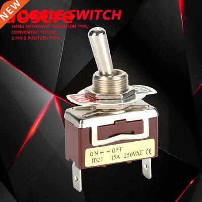 5PCS 6.3 Quick Pins 1021 Mini Toggle Switch 2 Pin 2 Position