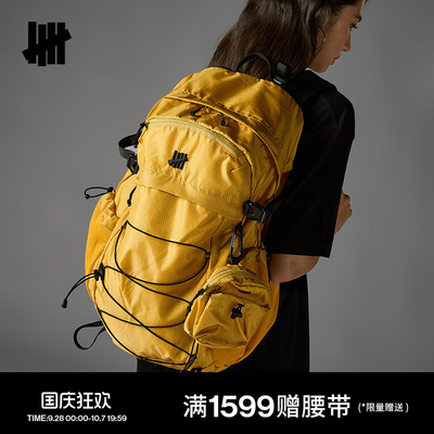UNDEFEATED五条杠官方夏季新品防泼水轻量可调节28L双肩包