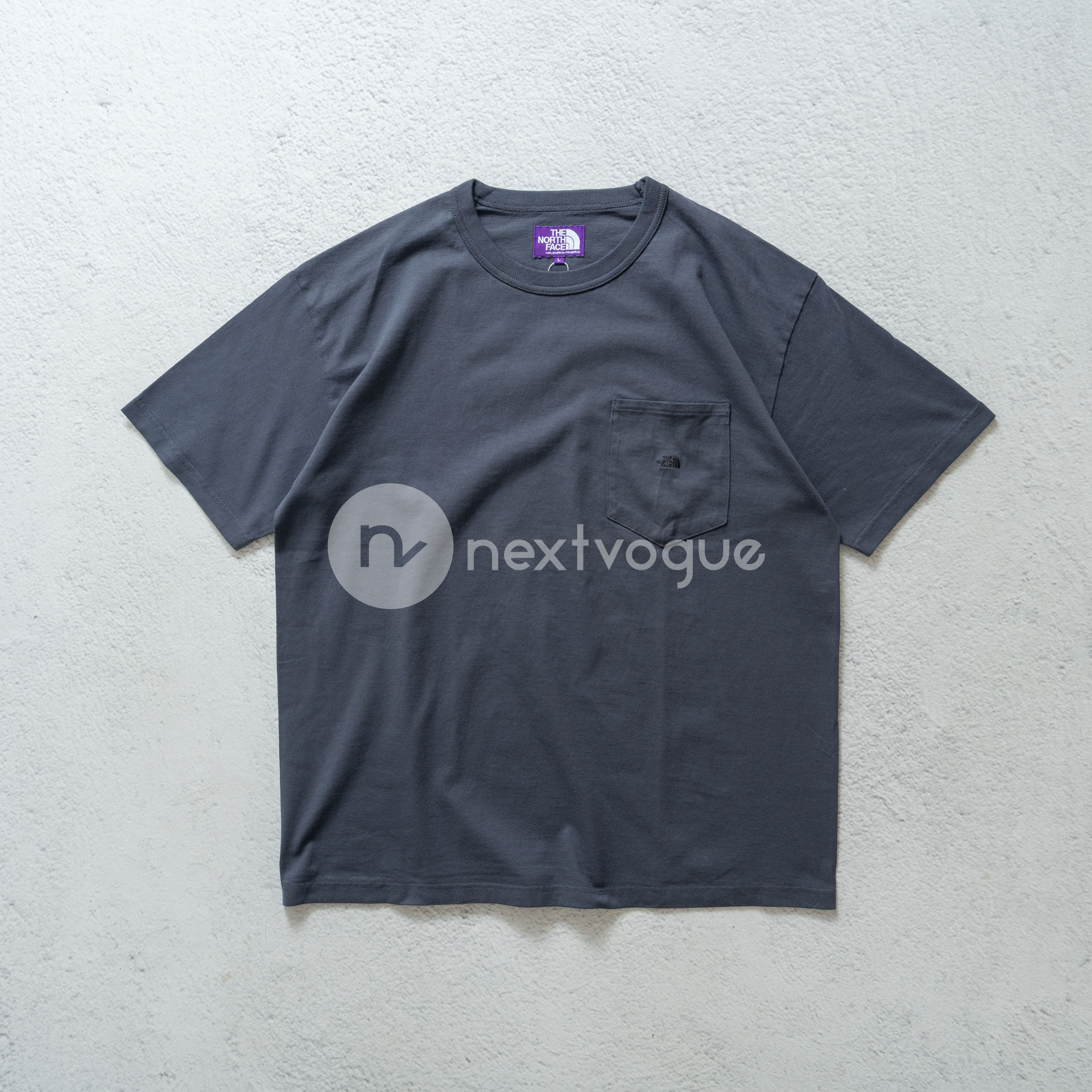 【NextVogue】TNF北面紫标 8oz Field Pocket 天竺棉口袋短袖T恤