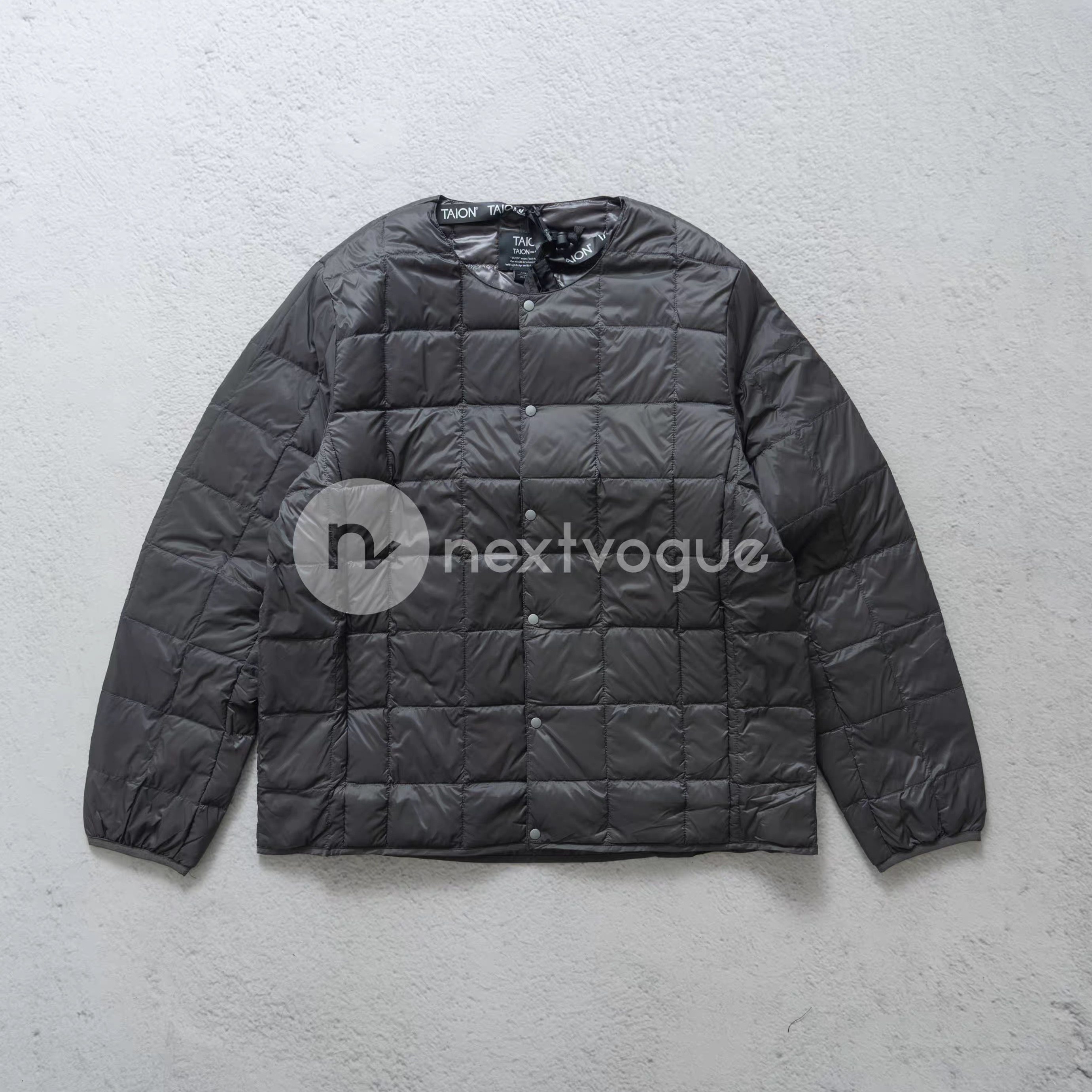 【NextVogue】Taion Crew Neck Down 104绗缝圆领羽绒服夹克25aw