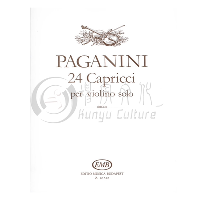帕格尼尼24首随想曲op1小提独奏