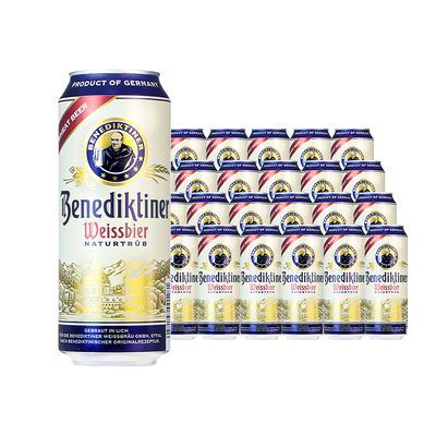 百帝王白啤酒500ml进口