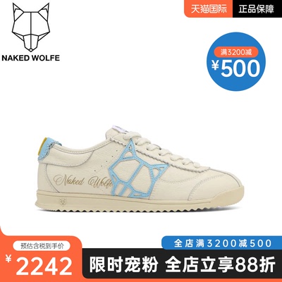 Naked Wolfe英国潮牌/VITAL女单鞋平底舒适2025运动白色通勤百搭