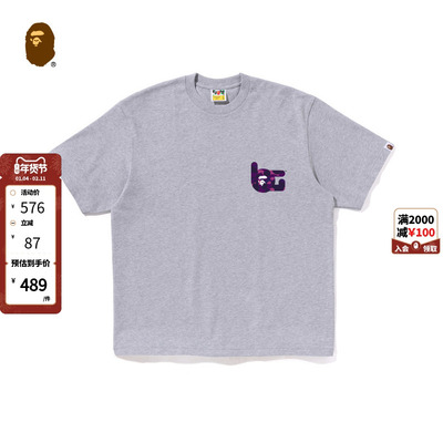 BAPEGALLERY印花限定款短袖T恤