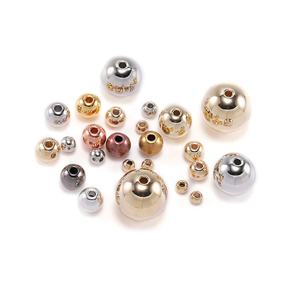 diy电镀金银水晶亚克力珠子