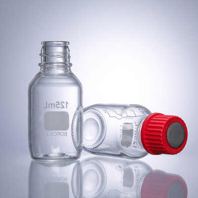 替代WHEATON培养基瓶 透明玻璃高硼硅试剂瓶 125 250 500ml血清瓶