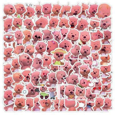 120PCS Loopy Stickers Little Beaver Cute Cartoon E Pack Stic