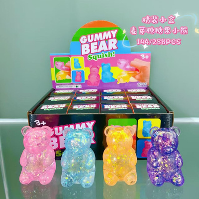 Bear Maltose Kneading Music Decompression Vent Ball Bear Gum