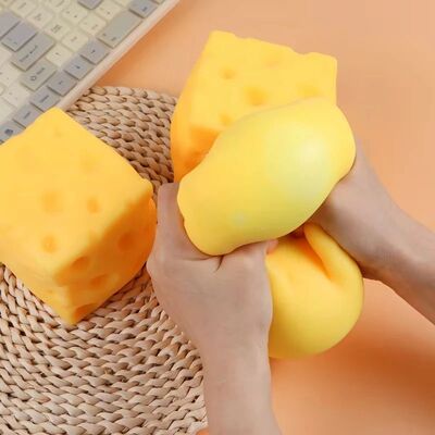 Giant Cheese Squishy Slow Rising Stress Relief Toy Super Sof