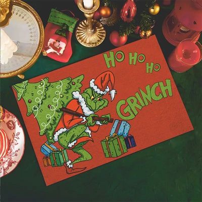 Christmas Oh Grinch Red Carpet Party Living Room Sofa Bedroo