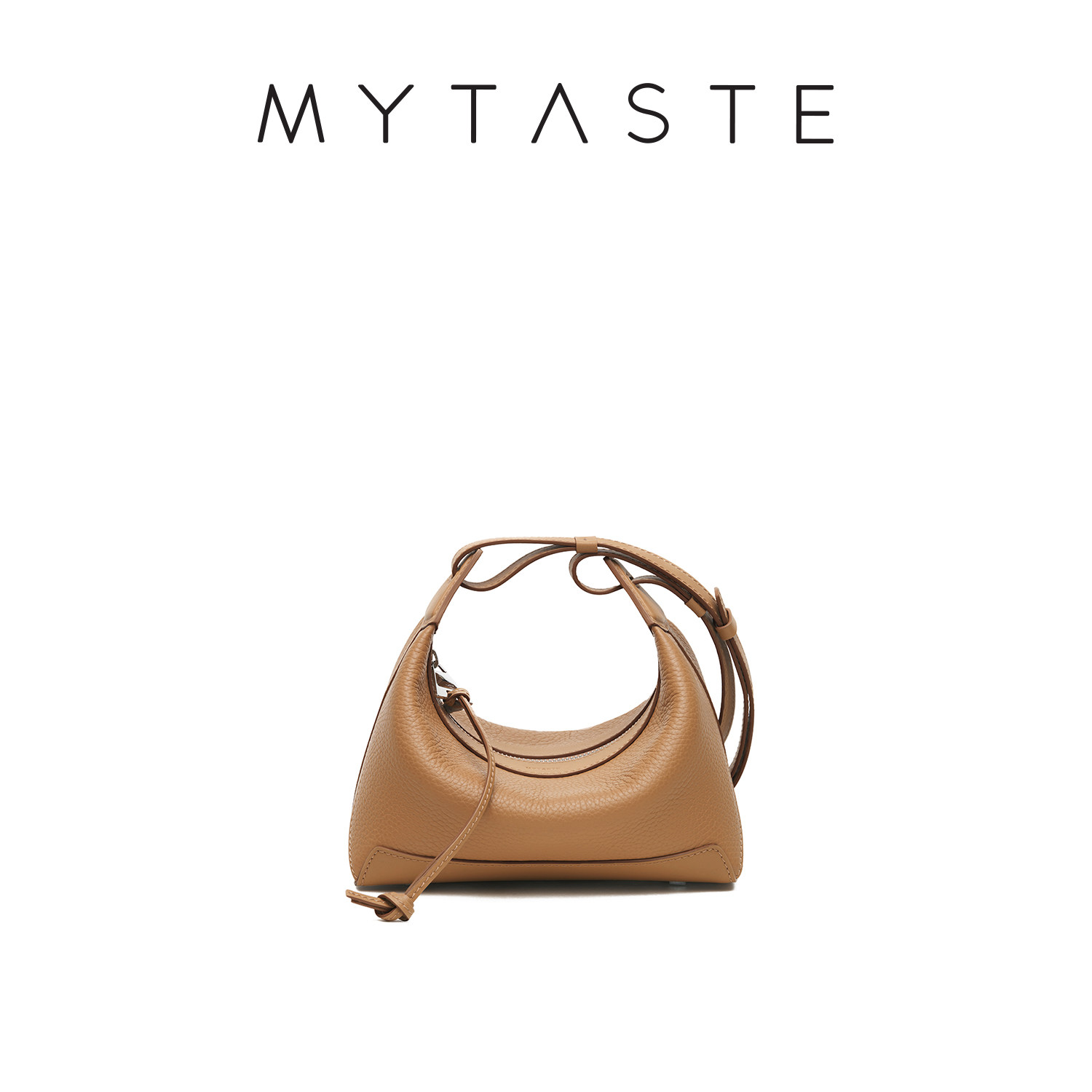 MYTASTE小号风筝系列饭盒包小众腋下法棍包高级感真皮斜挎包女