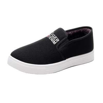 加绒加厚休闲保暖平底鞋