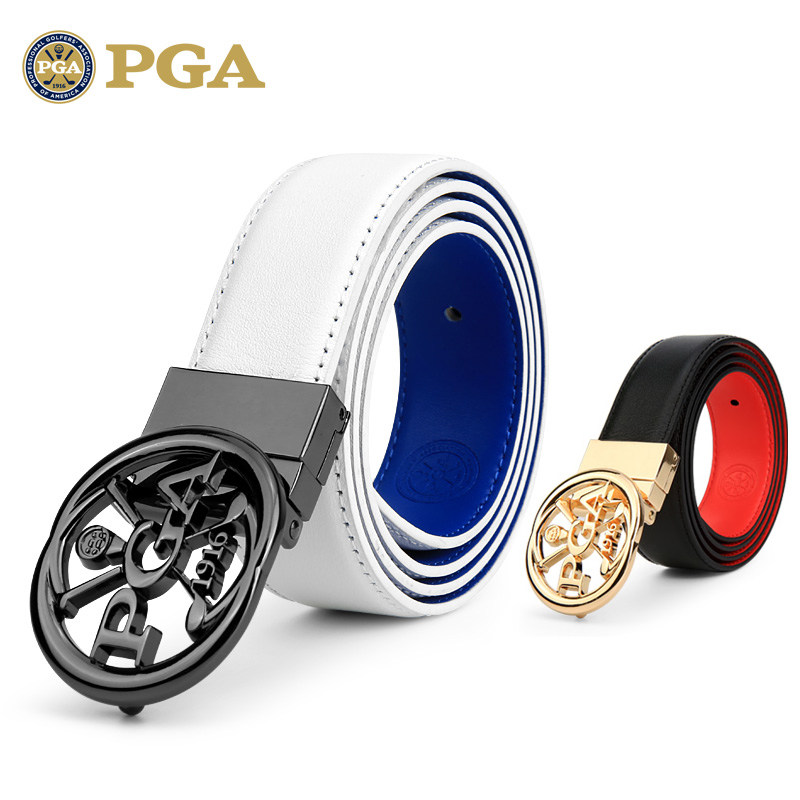 美国PGA 高尔夫皮带 女士腰带 头层牛皮皮带 奢华优雅