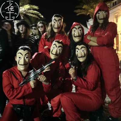 Paper House Salvador Dali Cosplay Money Heist Movie