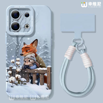 适用opporeno15疯狂动物城手机壳reno14pro尼克13全包11pro硅胶9/8/6秋冬reno7se好看oppo软壳5pro朱迪reno12