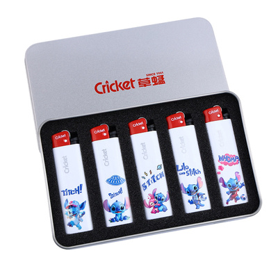 cricket草蜢一次性砂轮滑轮打火机明火防爆史迪仔定制订做印字