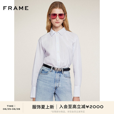 FRAME女士经典宽松半裤牛仔短裤 TIMELESS SHORT