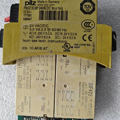 议价pilz皮尔兹 型号，777301 安全继电器可维修