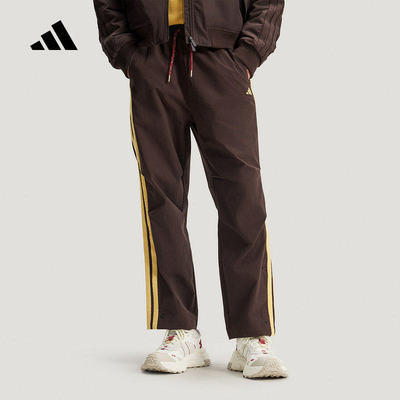 adidas阿迪达斯运动裤男2026马年休闲梭织直筒长裤KR3077 KE4063