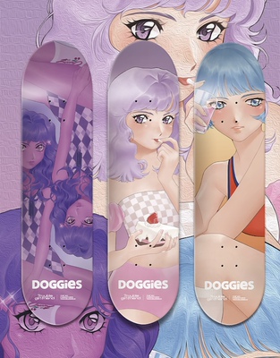 专业滑板成人doggies枫木