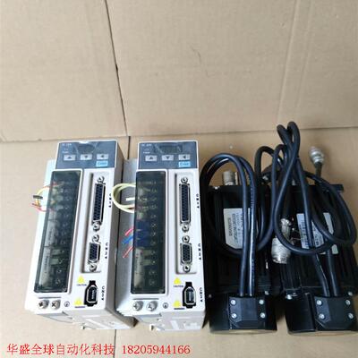 口罩机拆机2套750W伺服套装,驱动器型号LCDB5 08B